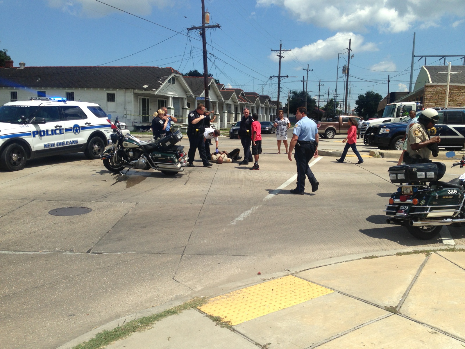 OPSO: motorcycle deputy injured in crash | wwltv.com