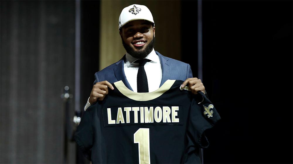 Lattimore falls to Saints, brings back memories of Bush in '06 | wwltv.com