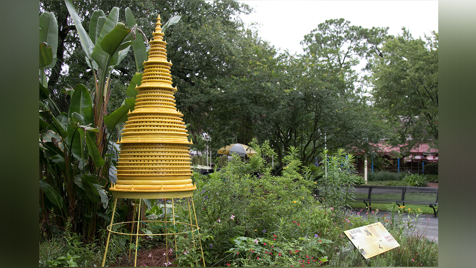 New sculpture at Audubon Zoo doubles as 'bee palace' | wwltv.com